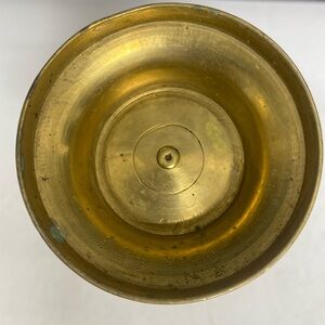 India | Accents | Brass Floral Etched Round Vase Made In India 6 Inch ...